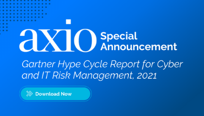 Axio in Gartner Hype Cycle for Cyber and IT Risk Management 2021 | Axio