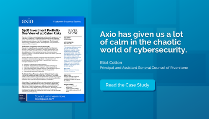 Integrated Cyber Risk Management Company | Axio