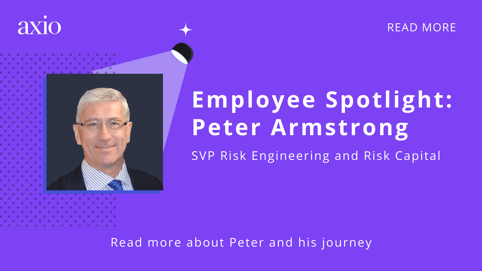 Peter Armstrong Joins Axio as SVP Risk Engineering & Risk Capital
