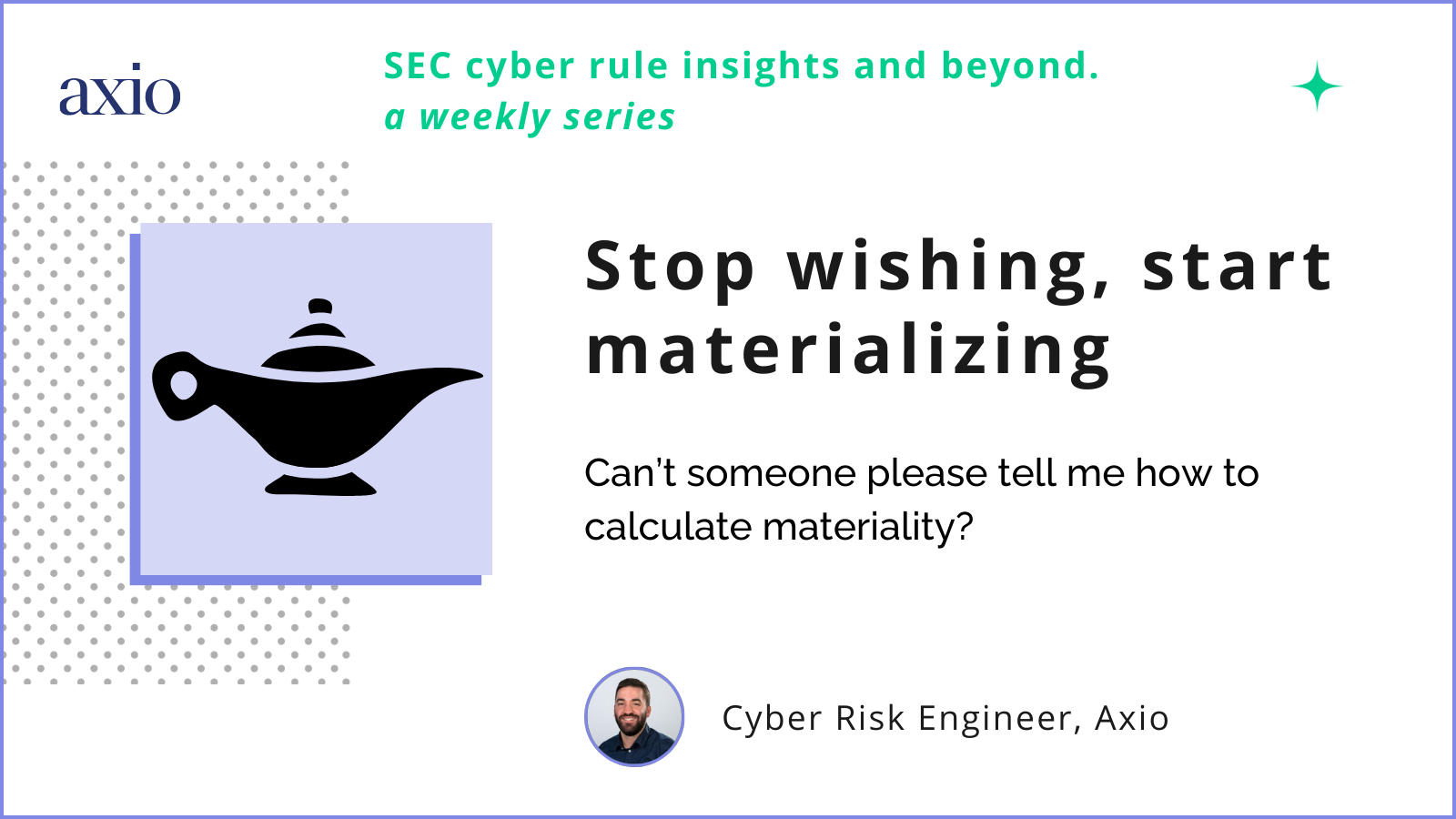 Understanding Materiality for the SEC Cyber Rules with a Little Help ...